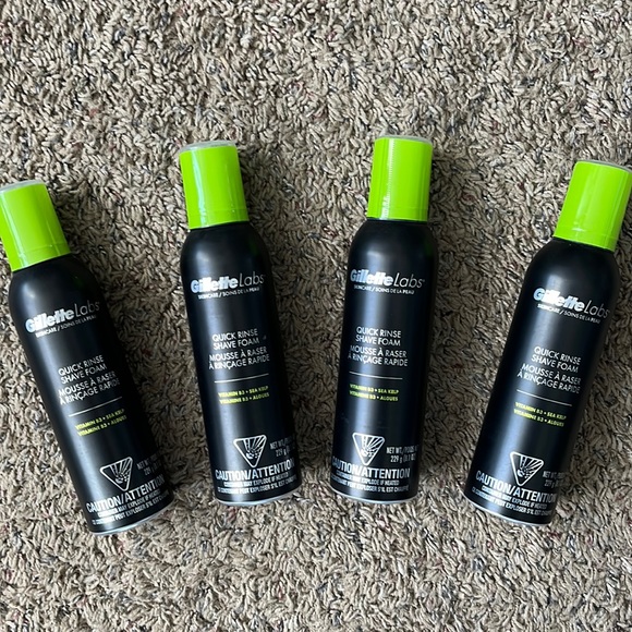 gillette labs | Grooming | Gillette Labs Quick Rinse Shave Foam Bundle ...